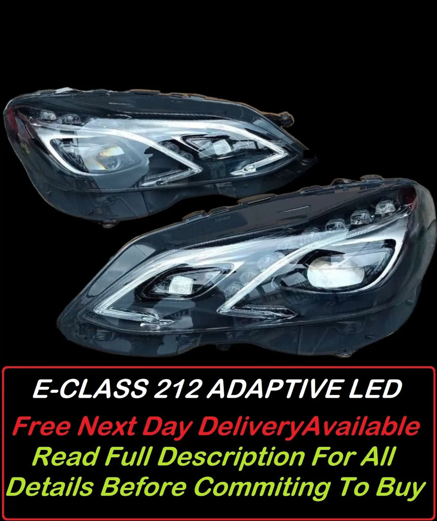 Genuine Oem MERCEDES E CLASS W212 2009-2016 INTELLIGENT ADAPTIVE Led H ...