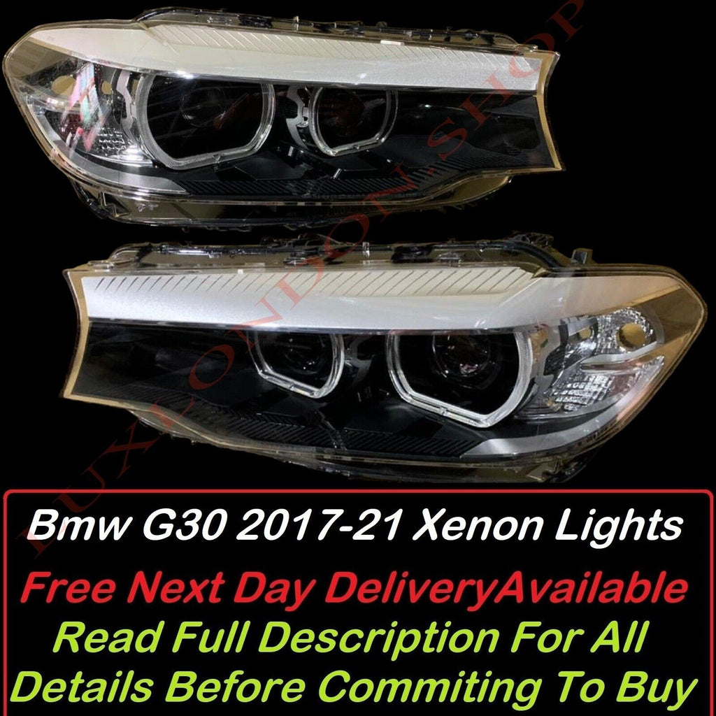 BMW 5 Series 2017-2020 Pre LCI G30 G31 Xenon Headlights Assembly Left ...